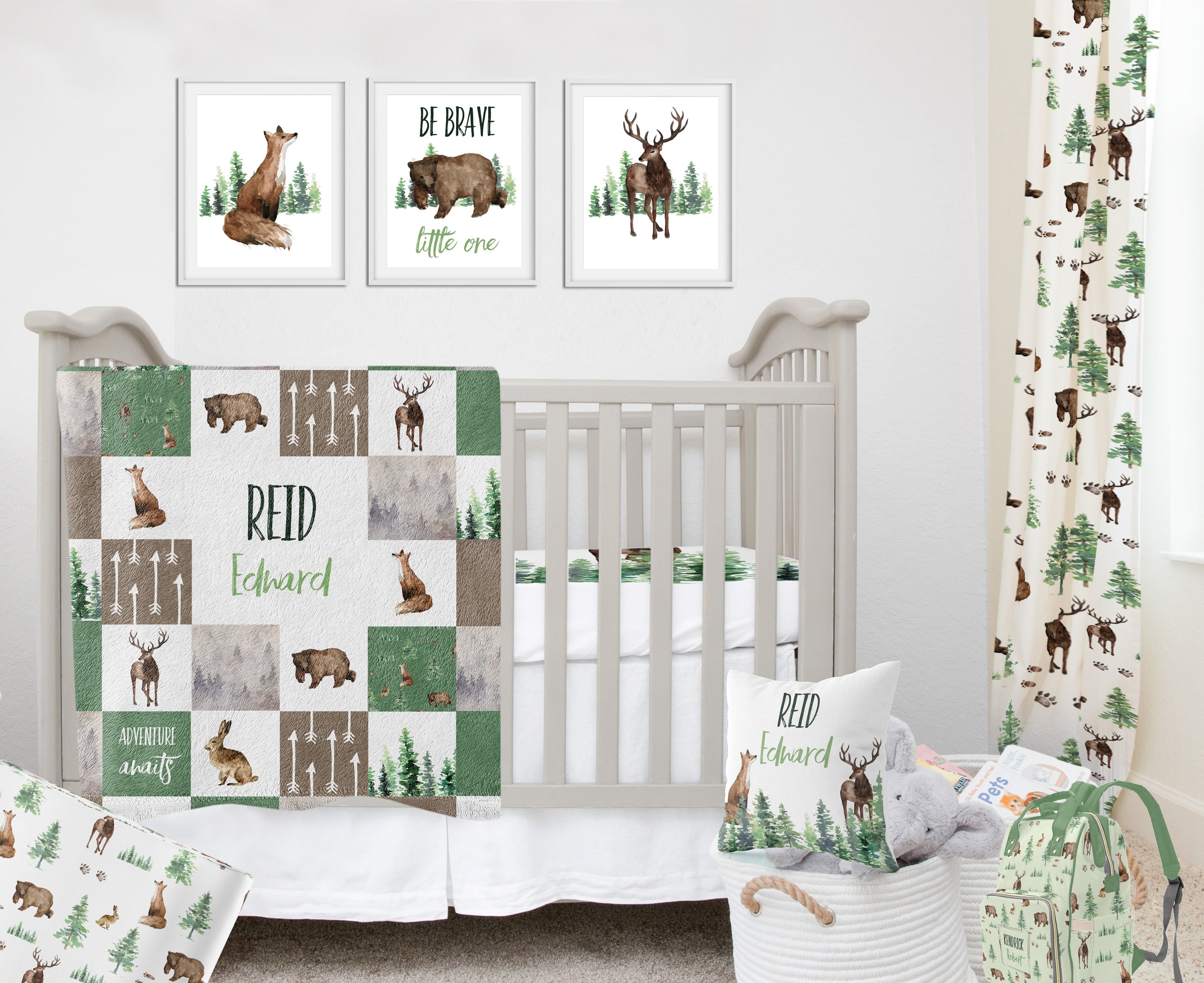 Forest Animals Nursery Collection – Empowering Decor